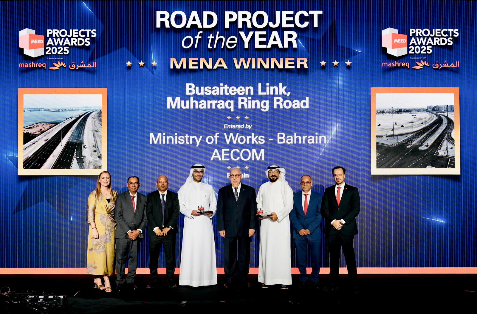 Ministry of Works wins the MEED Award for the Muharraq Ring Road ...